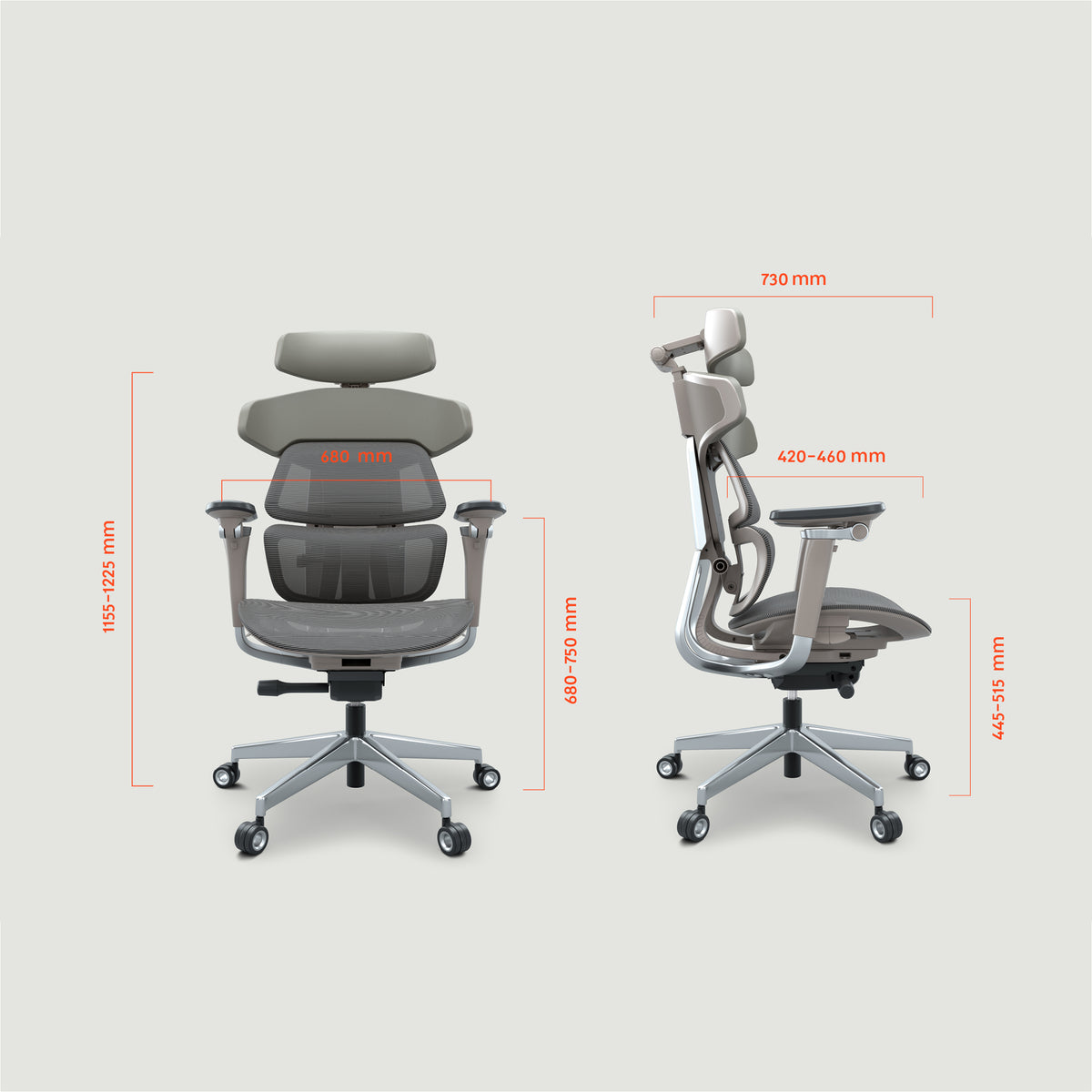 Alpha Chrome Grey – newtons